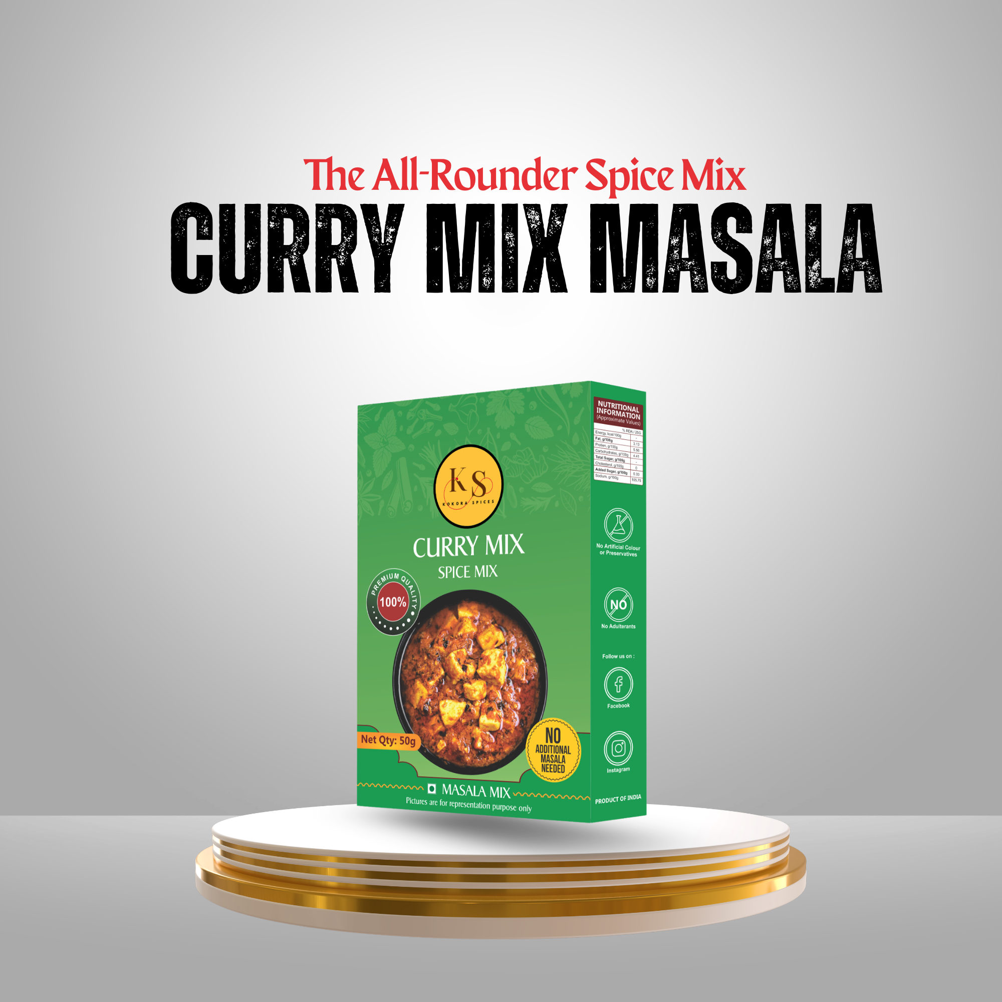 Curry Mix Spice Mix – Kokora Spices
